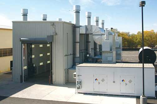 Global Finishing Solutions | Paint Booths for Construction Vehicles